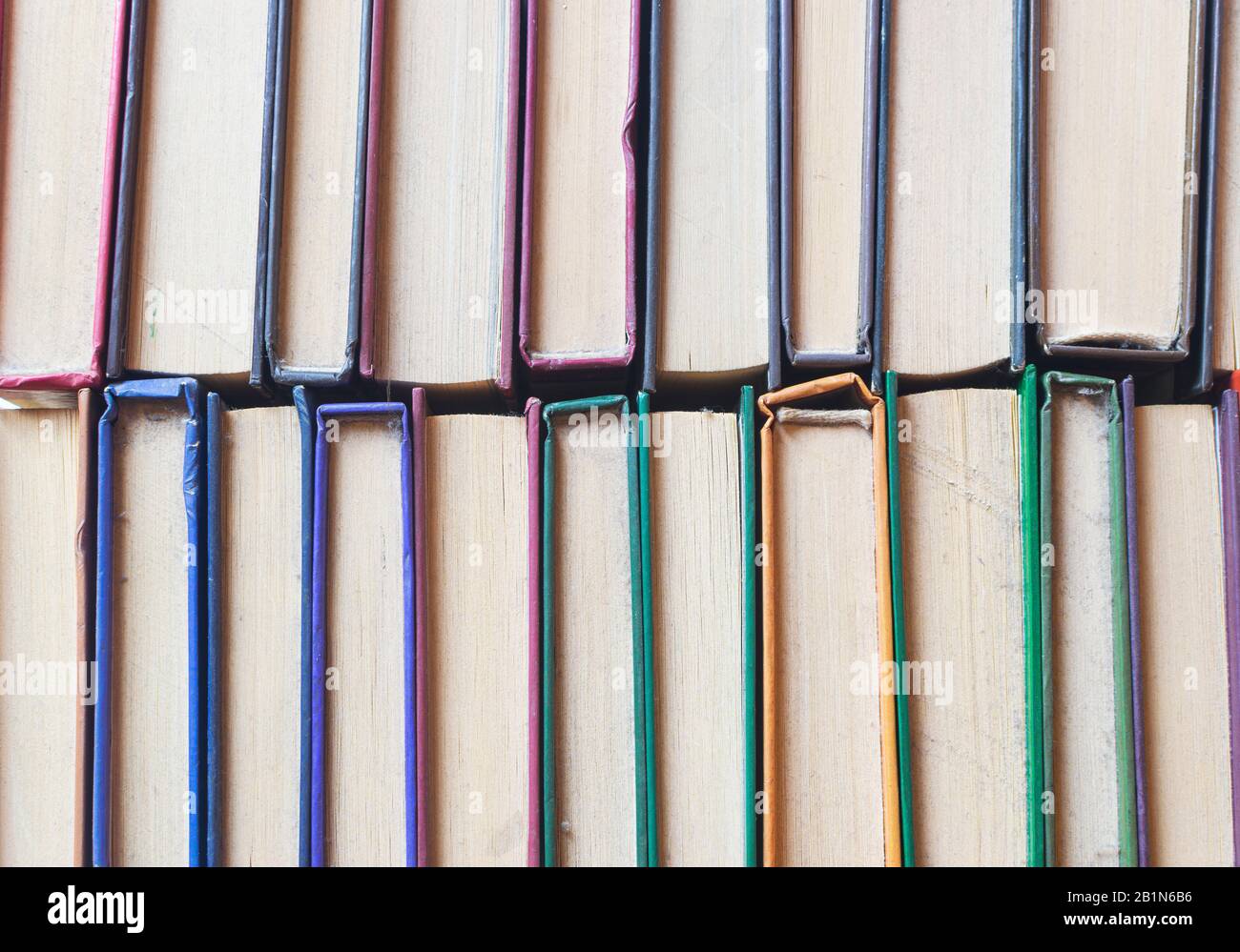 Full frame photo of books , view from above Stock Photo - Alamy