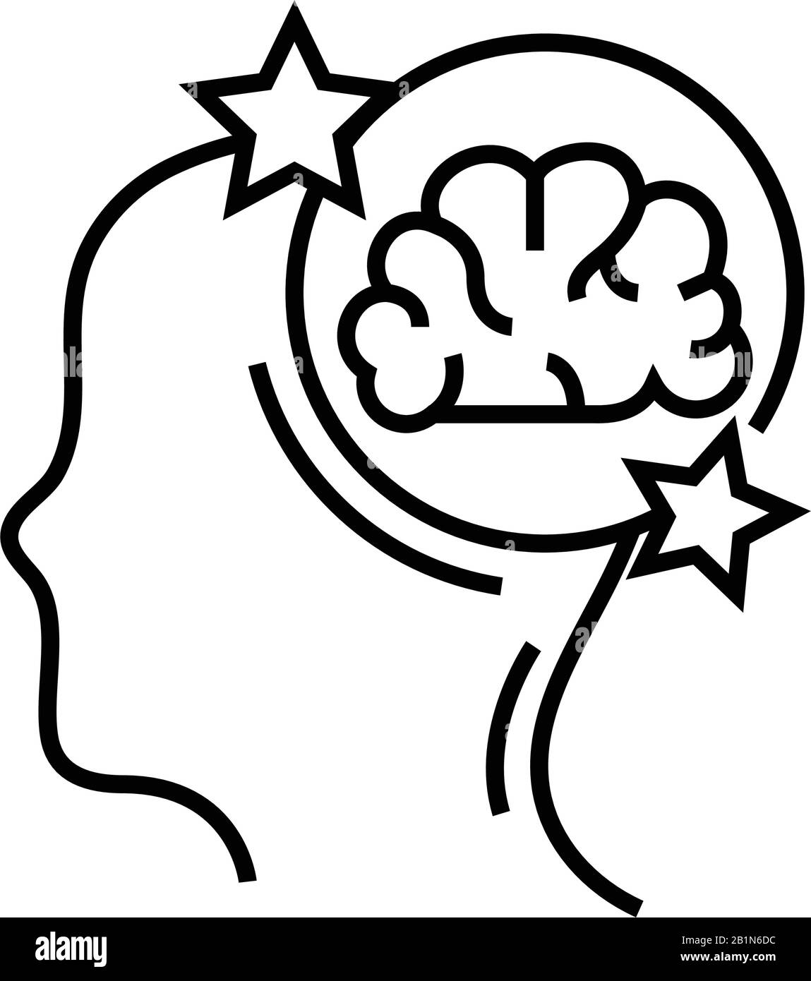 Hopefully line icon, concept sign, outline vector illustration, linear ...