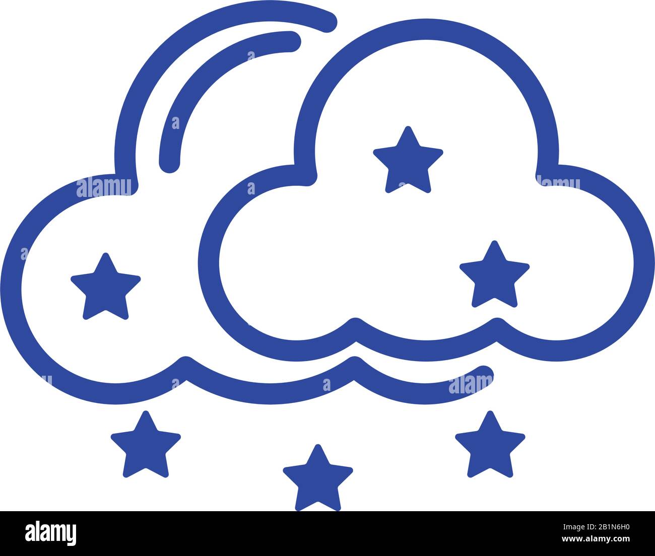 Stormy cloud sky over Cut Out Stock Images & Pictures - Alamy