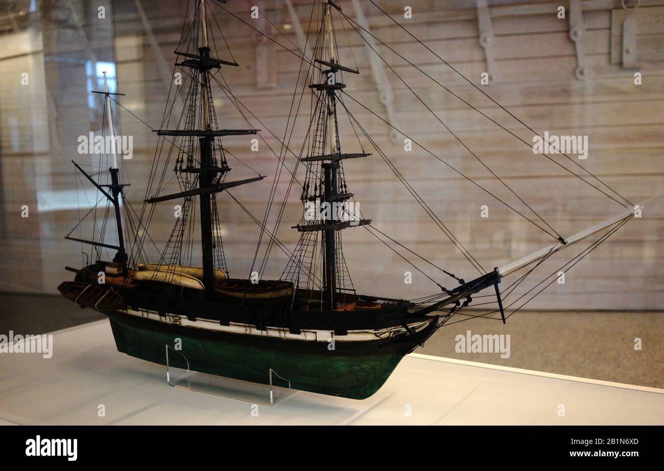 MODEL OF HMS BEAGLE OF CAPTAIN FITZ ROY MUSEUM OF HUMAN EVOLUTION ...