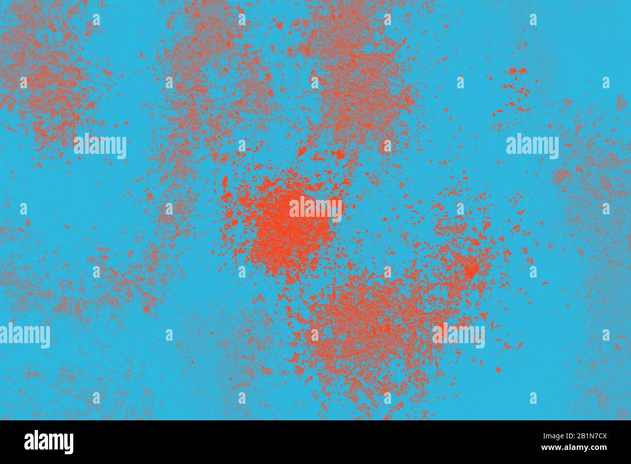 Abstract blue background with lush lava powder spots Stock Photo - Alamy