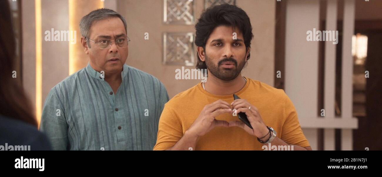 ALA VAIKUNTHAPURRAMULOO, from left: Sachin Khedekar, Allu Arjun, 2020 ...