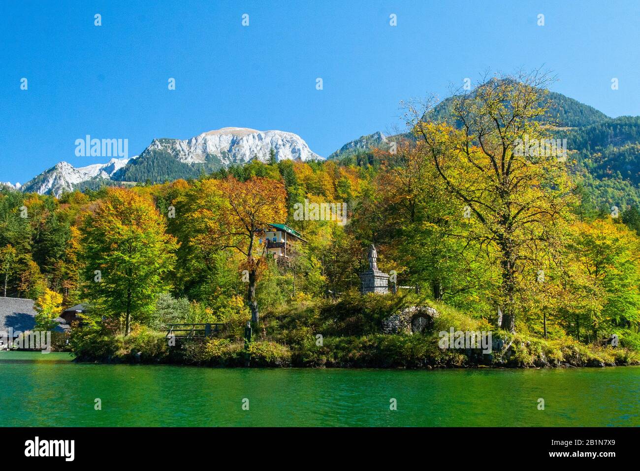 Famous Koenigssee at Berchtesgaden National Park, Bavaria Stock Photo ...