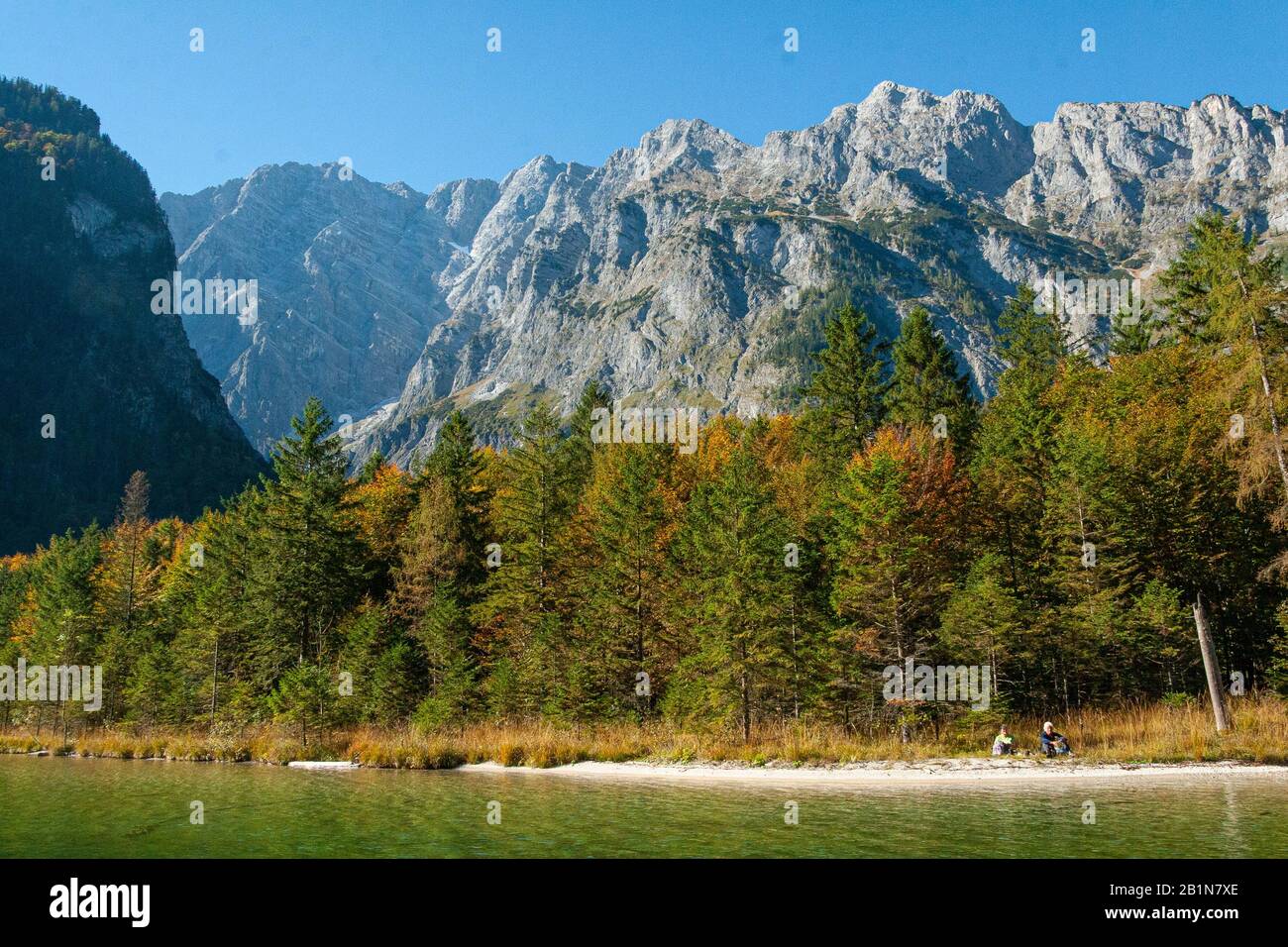 Famous Koenigssee at Berchtesgaden National Park, Bavaria Stock Photo ...