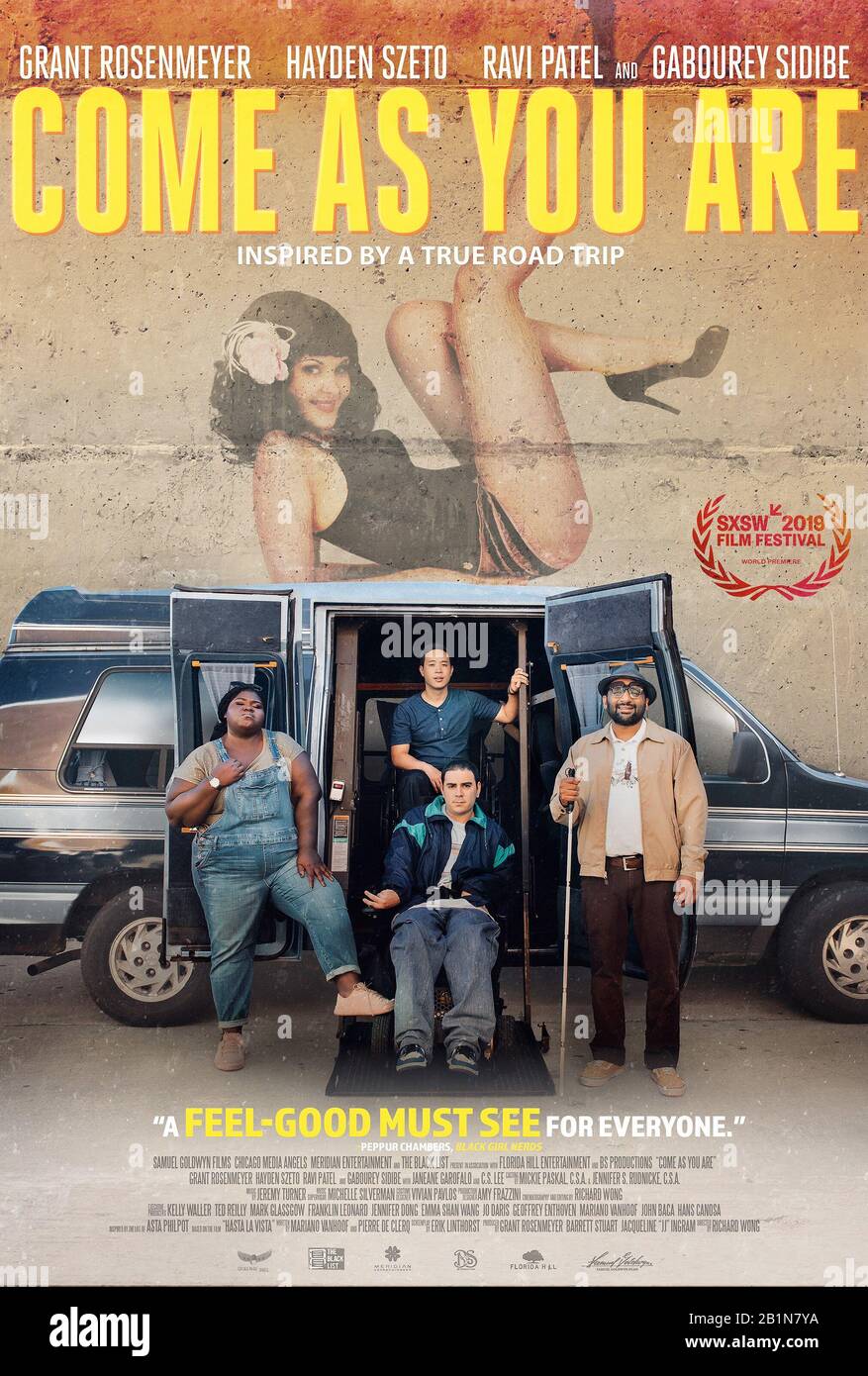COME AS YOU ARE, US poster, from left: Gabourey Sidibe, Hayden Szeto (top), Grant Rosenmeyer ...