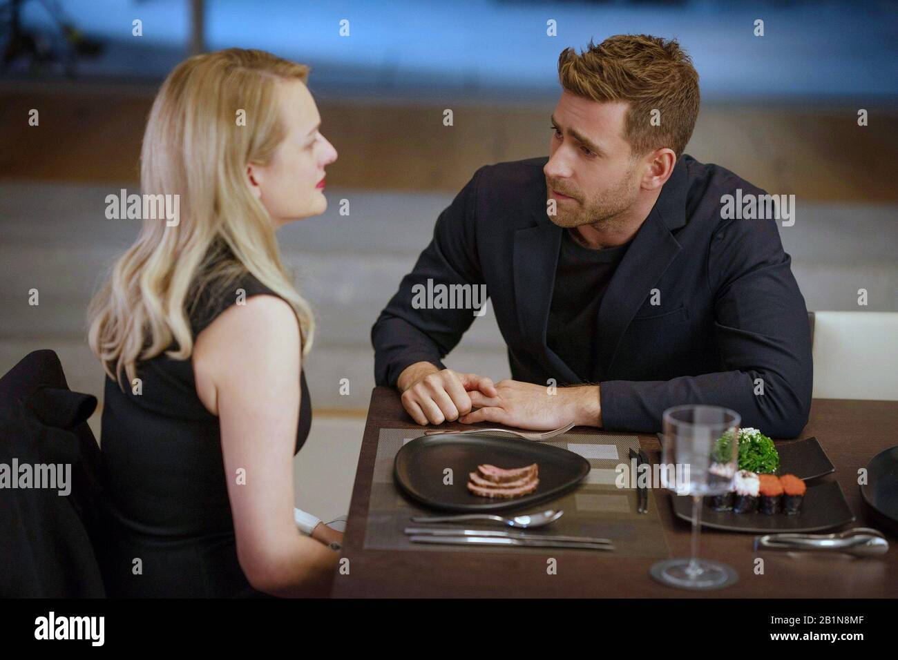 THE INVISIBLE MAN, from left: Elisabeth Moss, Oliver Jackson-Cohen ...