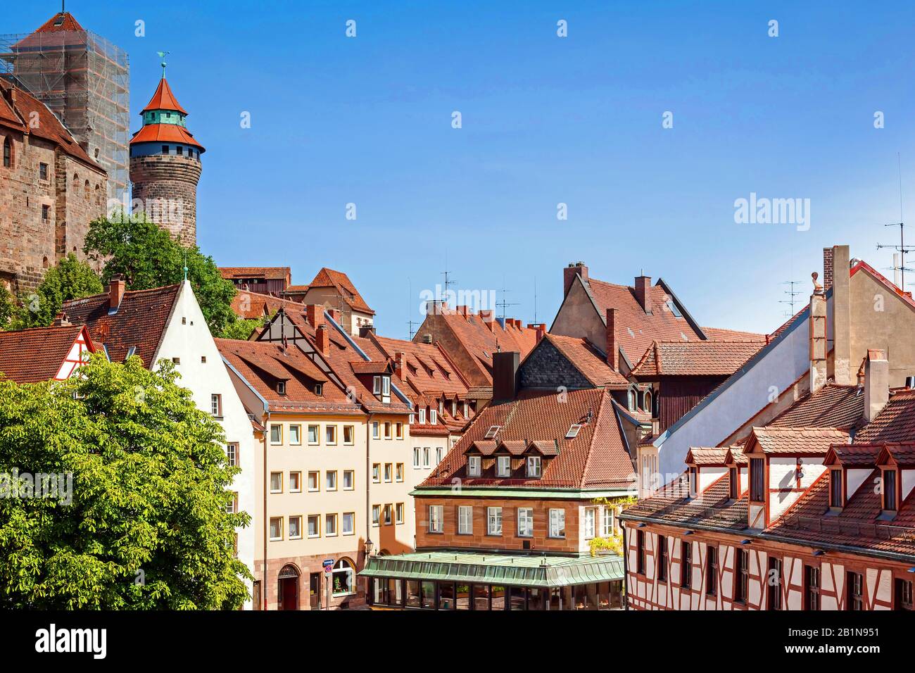 old city, Germany, Bavaria, Nuernberg Stock Photo - Alamy