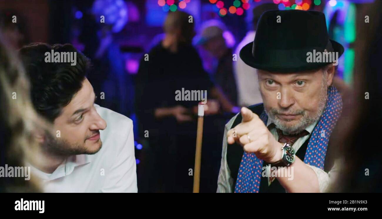 STANDING UP, FALLING DOWN, from left: Ben Schwartz, Billy Crystal, 2019 ...