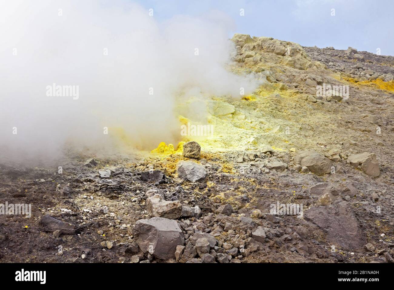 solfatara, Italy, Liparic Islands Stock Photo - Alamy