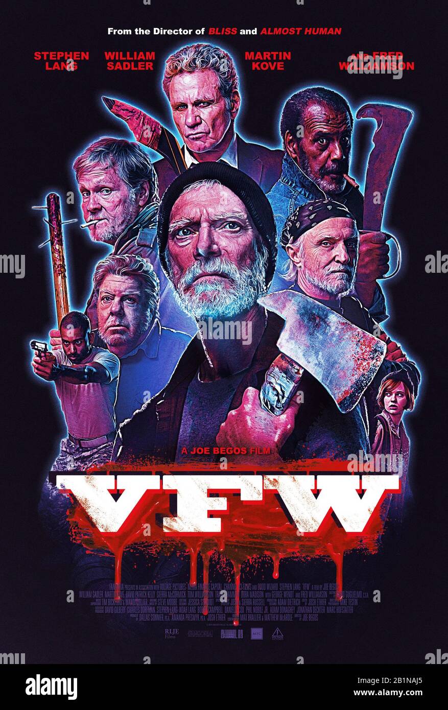 VFW, US poster, center: Stephen Lang; clockwise from lower left: Tom ...