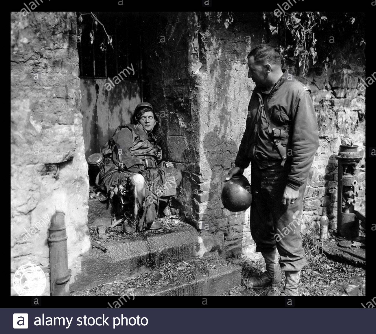 Dead German Soldier Black and White Stock Photos & Images - Alamy