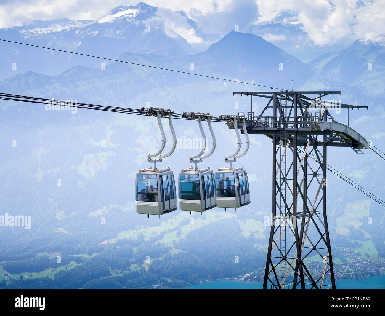 funicular railway at Mount Beaten, Switzerland Stock Photo - Alamy
