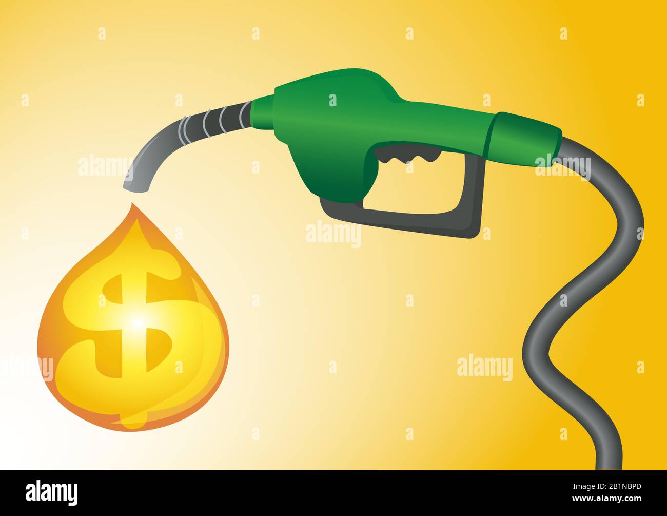 Expensive fuel concept vector. Gas station pump background Stock Vector ...