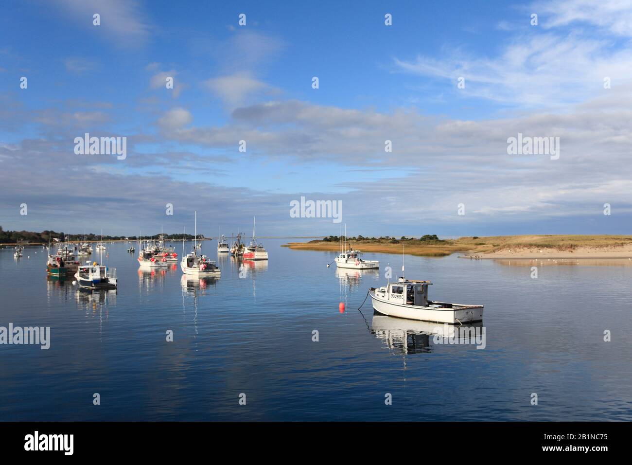 Fishing Boats, Harbor, Chatham, Cape Cod, Massachusetts, New England ...
