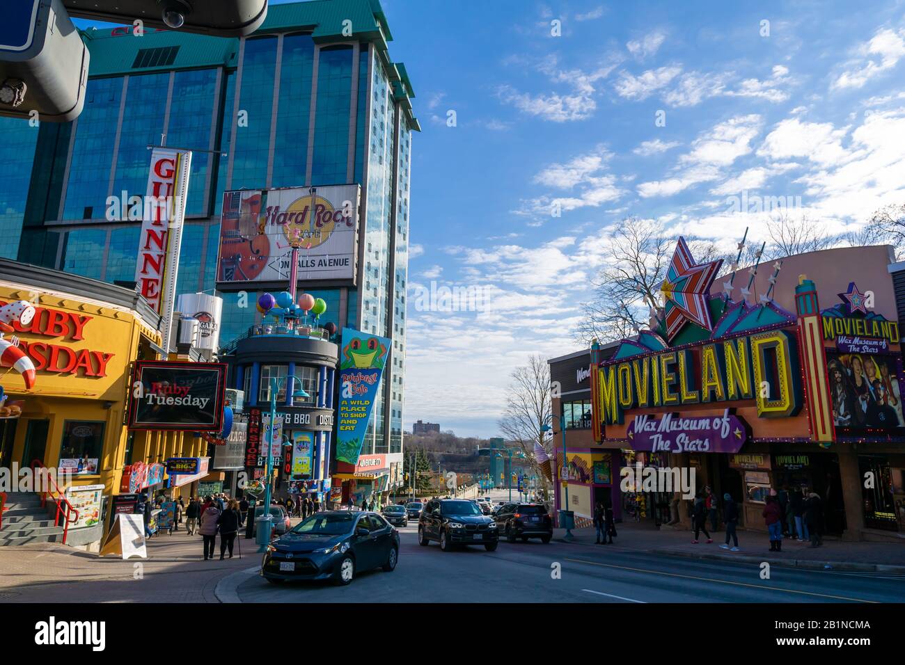 Clifton Hill, as known as the " Street of Fun", one of the major ...