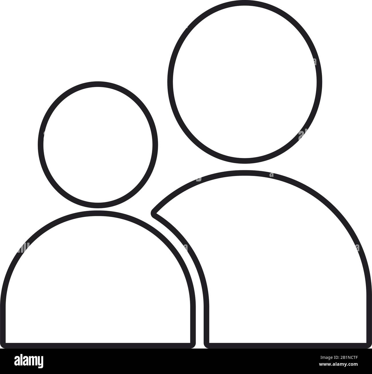 default men heads icon over white background, vector illustration Stock ...