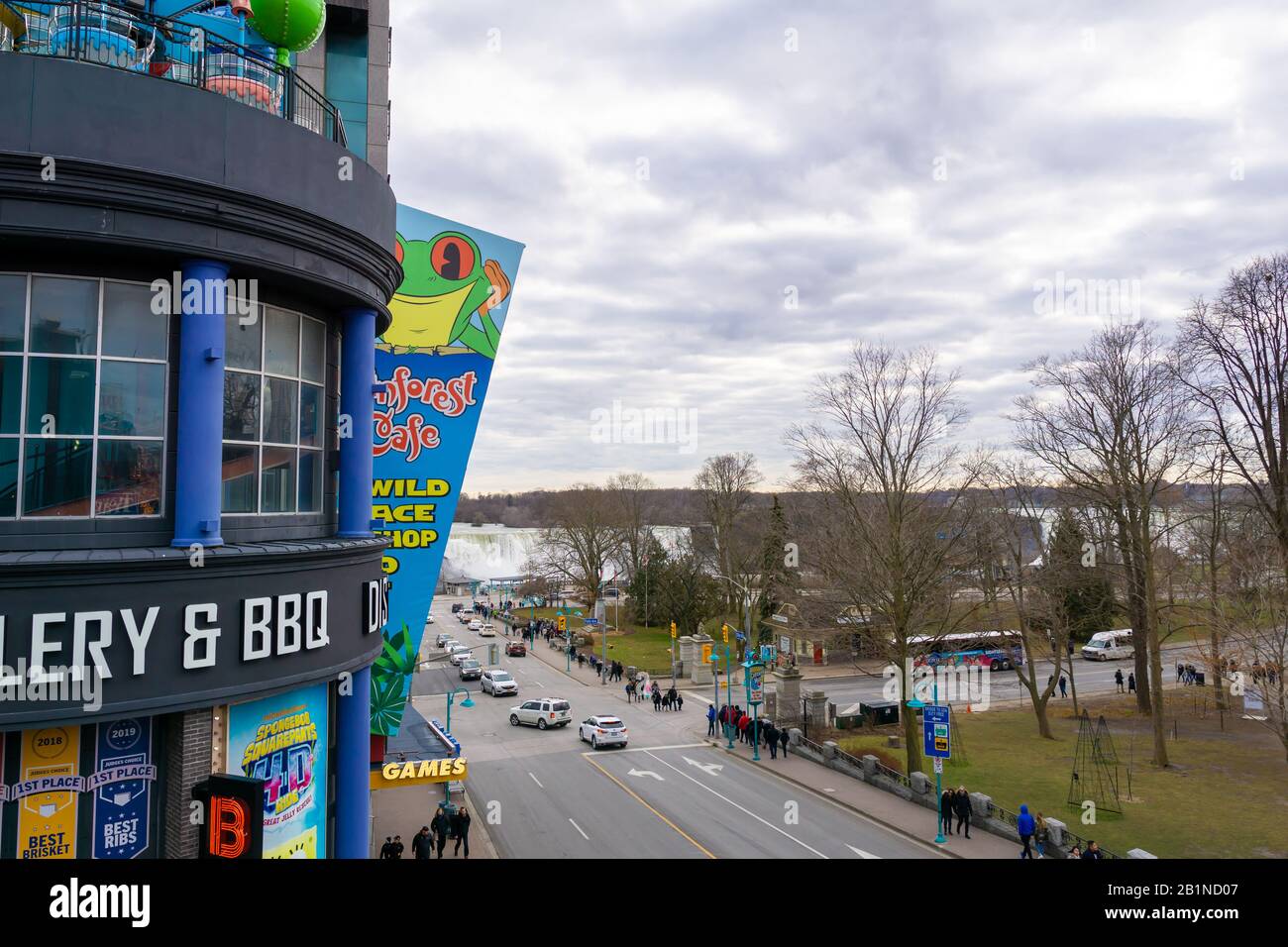 Clifton Hill, as known as the " Street of Fun", one of the major ...