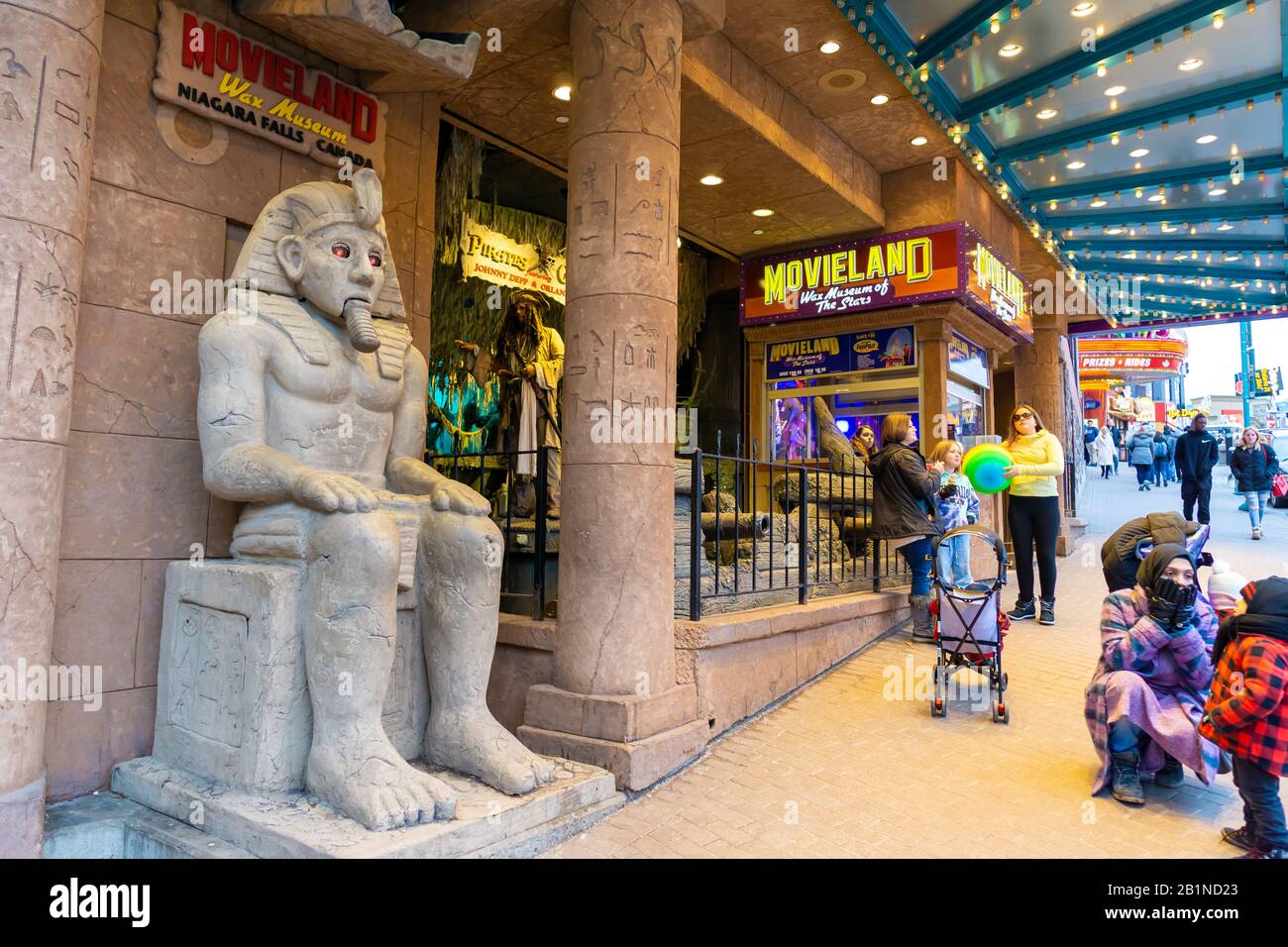 Clifton Hill, as known as the " Street of Fun", one of the major ...