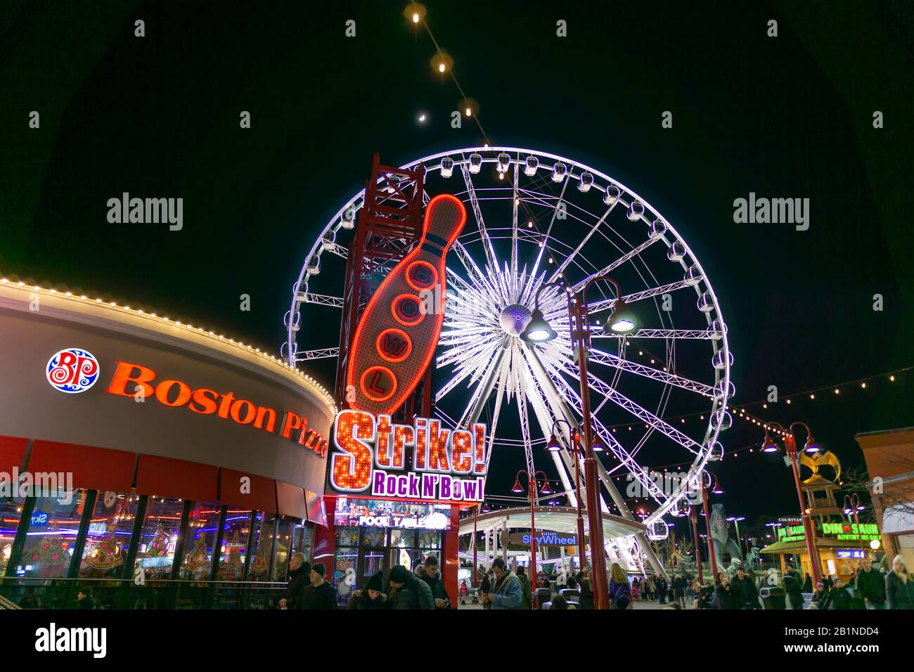Clifton Hill, as known as the " Street of Fun", one of the major ...