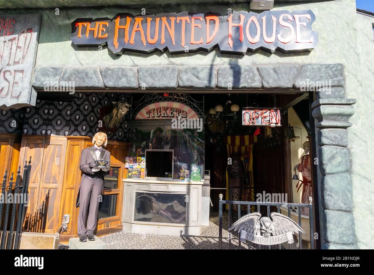 Clifton Hill, as known as the " Street of Fun", one of the major ...