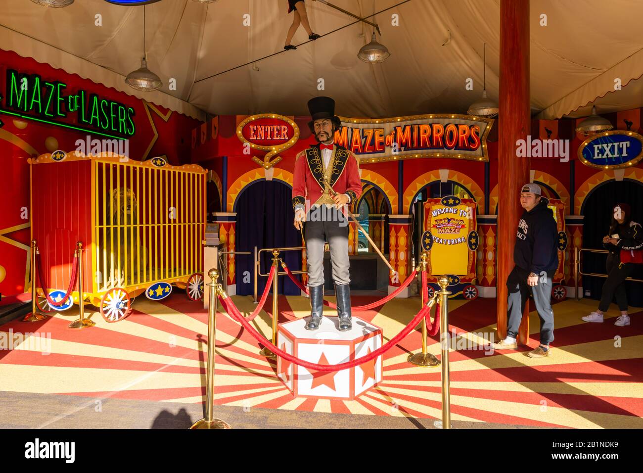 Clifton Hill, as known as the " Street of Fun", one of the major ...