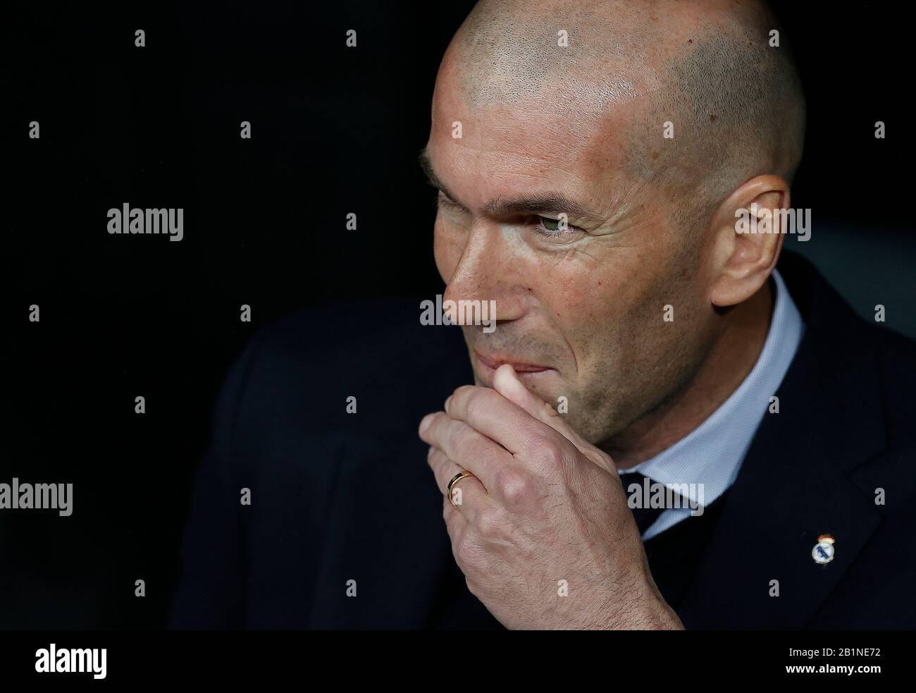 Real Madrid CF's Zinedine Zidane seen before the UEFA Champions League ...