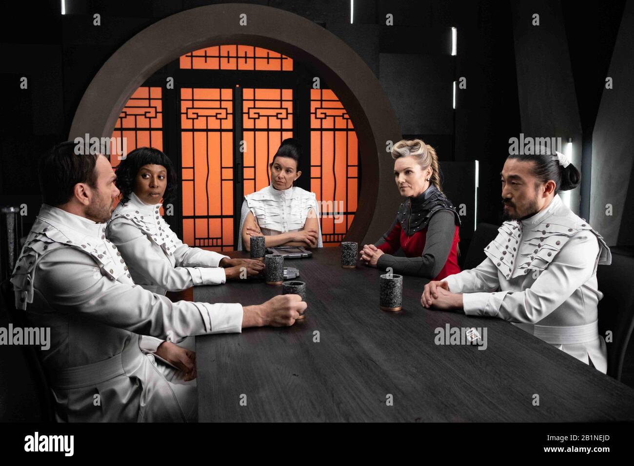 UTOPIA FALLS, from left: Jeff Teravainen, Diane Johnstone, Alexandra ...