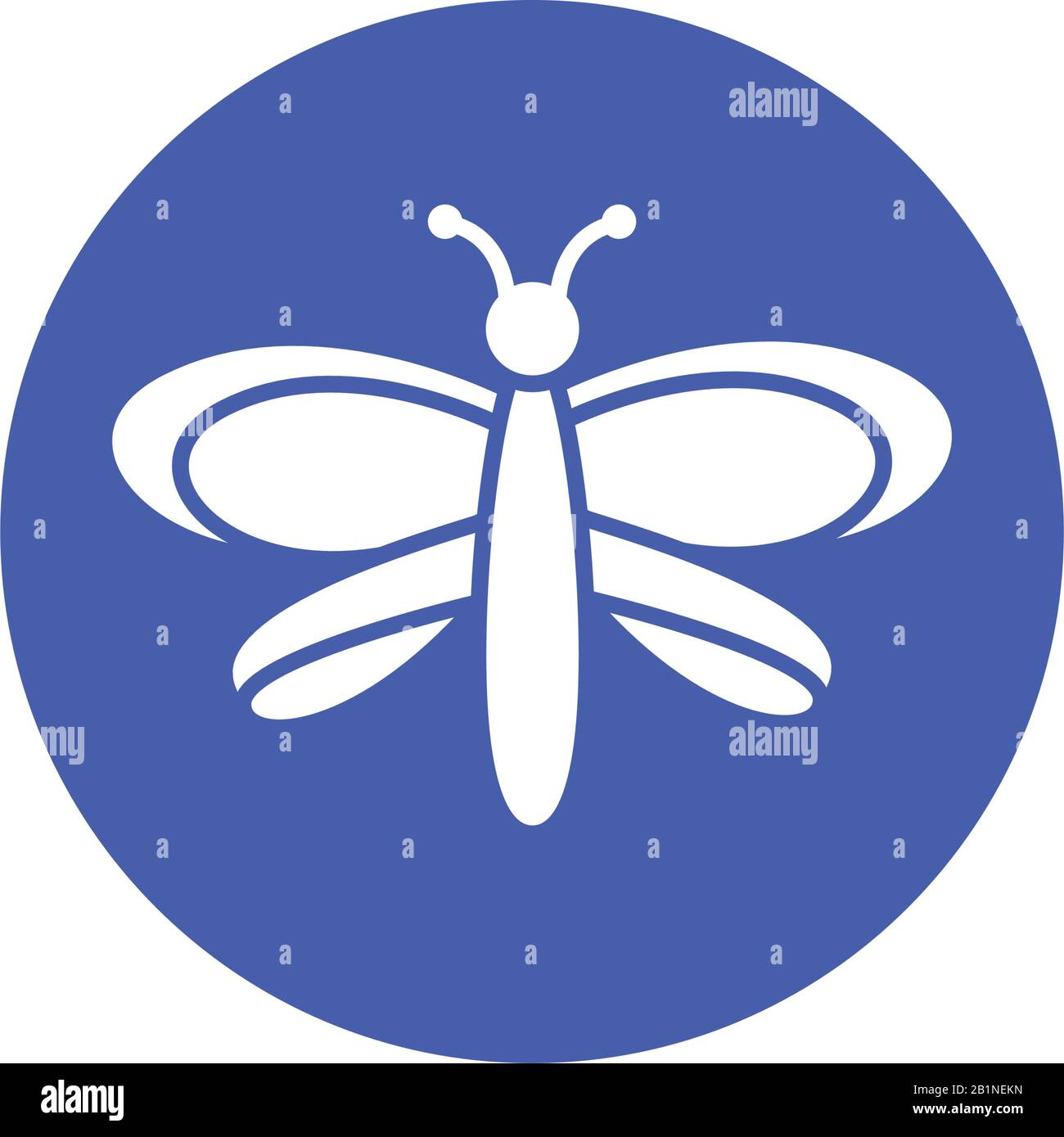 beautiful butterfly flying block style Stock Vector Image & Art - Alamy