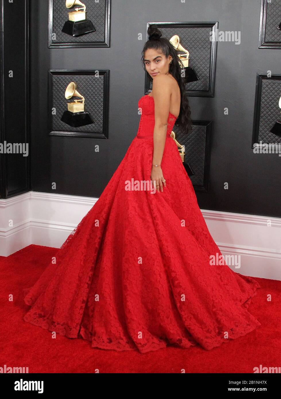 62nd Annual GRAMMY Awards Arrivals 2020 held at the Staples Center in Los Angeles California ...