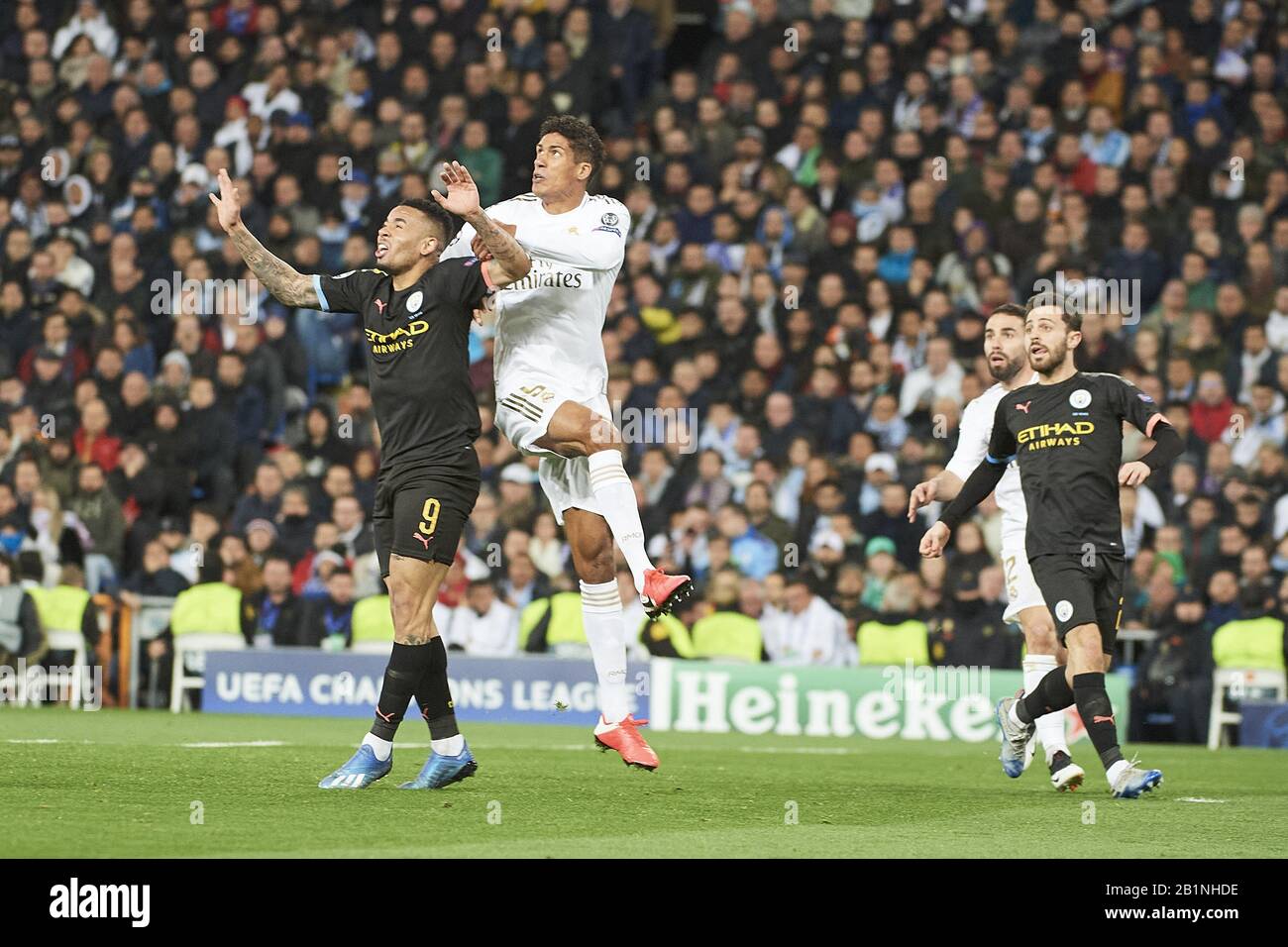 Madrid, Spain. 26th Feb, 2020. Raphael Varane (defender; Real Madrid ...