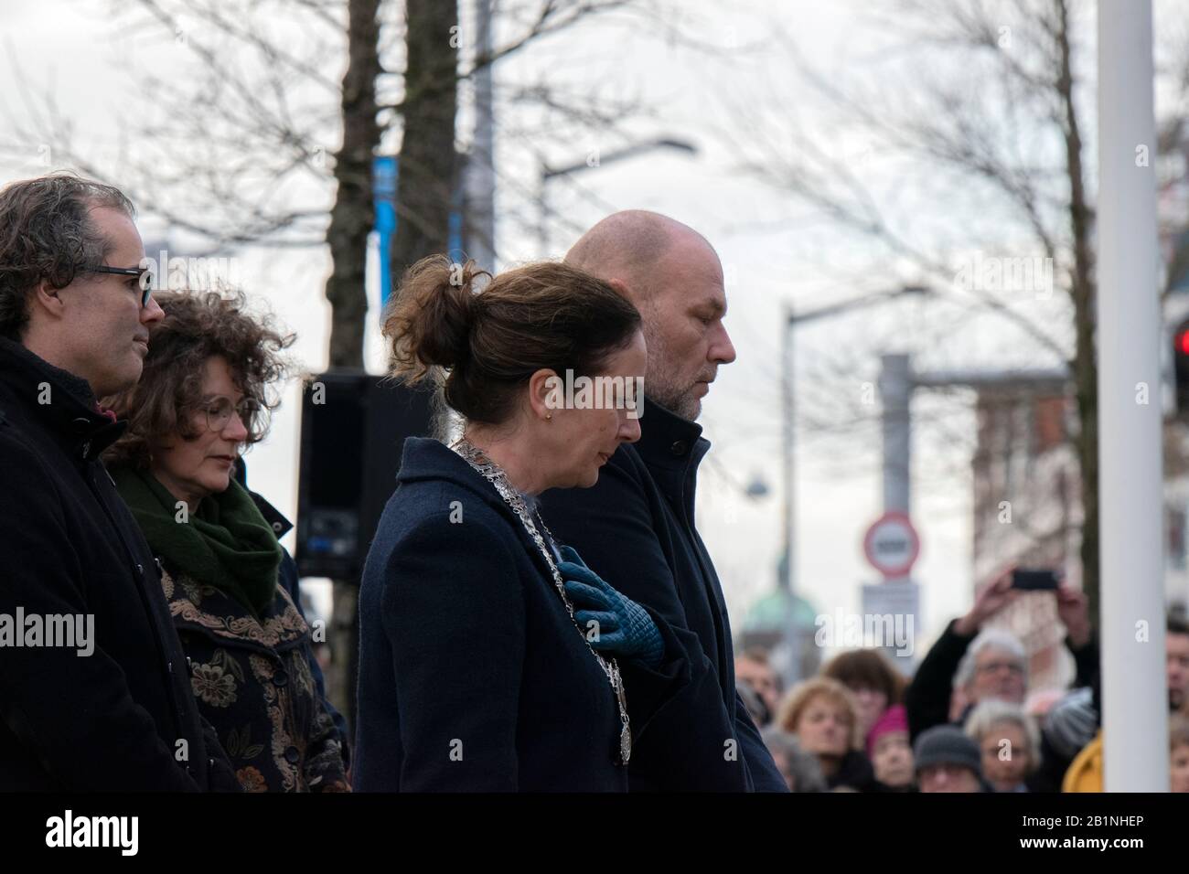 Mayor Femke Halsema At The February Strike Memorial At Amsterdam The ...