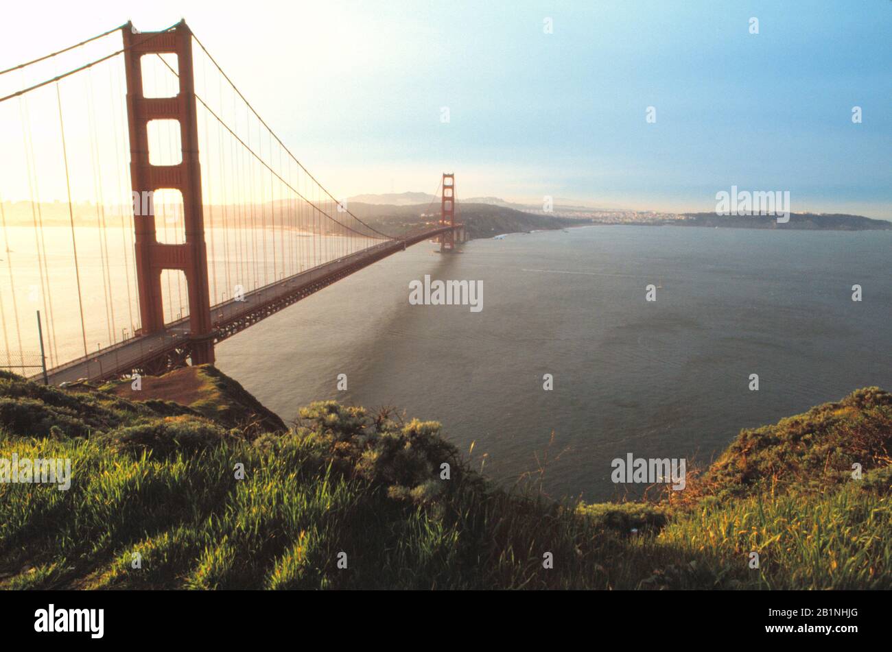 The Golden Gate Bridge is a suspension bridge spanning the Golden Gate ...