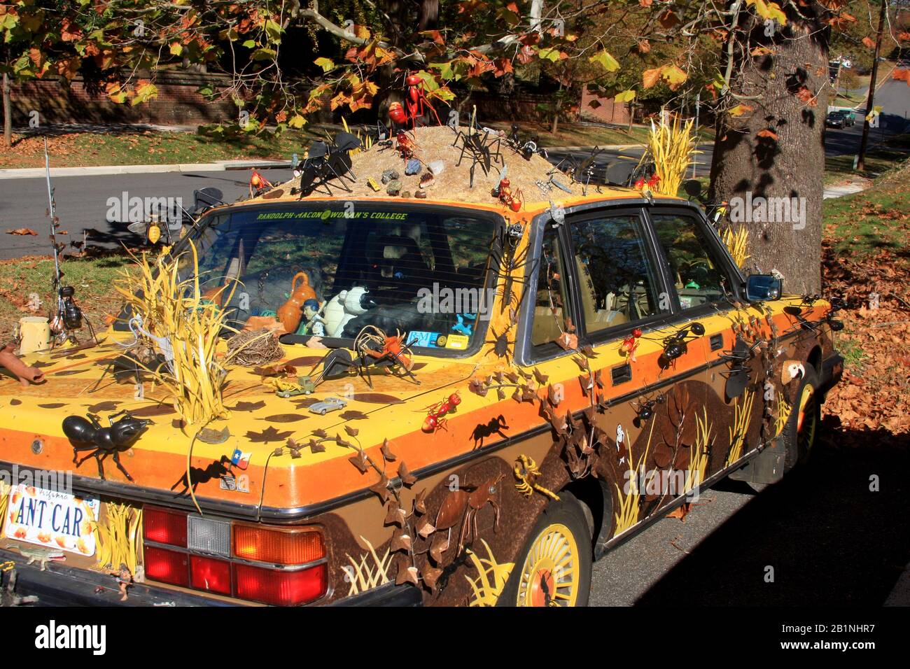 The Ant Car, a creation of David Schwartz, parked in Lynchburg, VA, USA ...