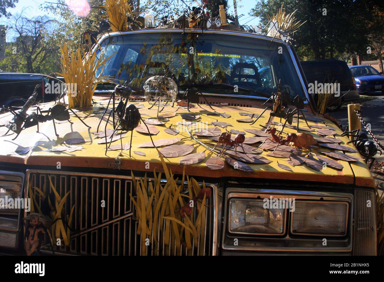 The Ant Car, a creation of David Schwartz, parked in Lynchburg, VA, USA ...