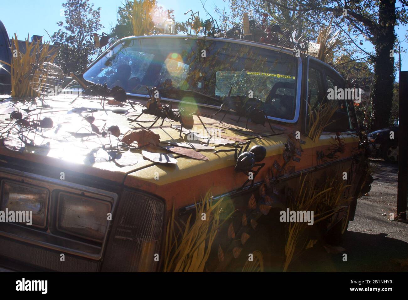 The Ant Car, a creation of David Schwartz, parked in Lynchburg, VA, USA ...