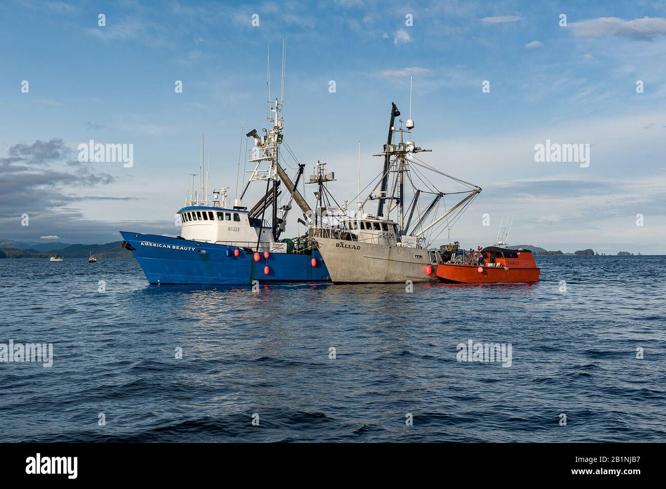 Commercial Fishing Boats Stock Photo - Alamy
