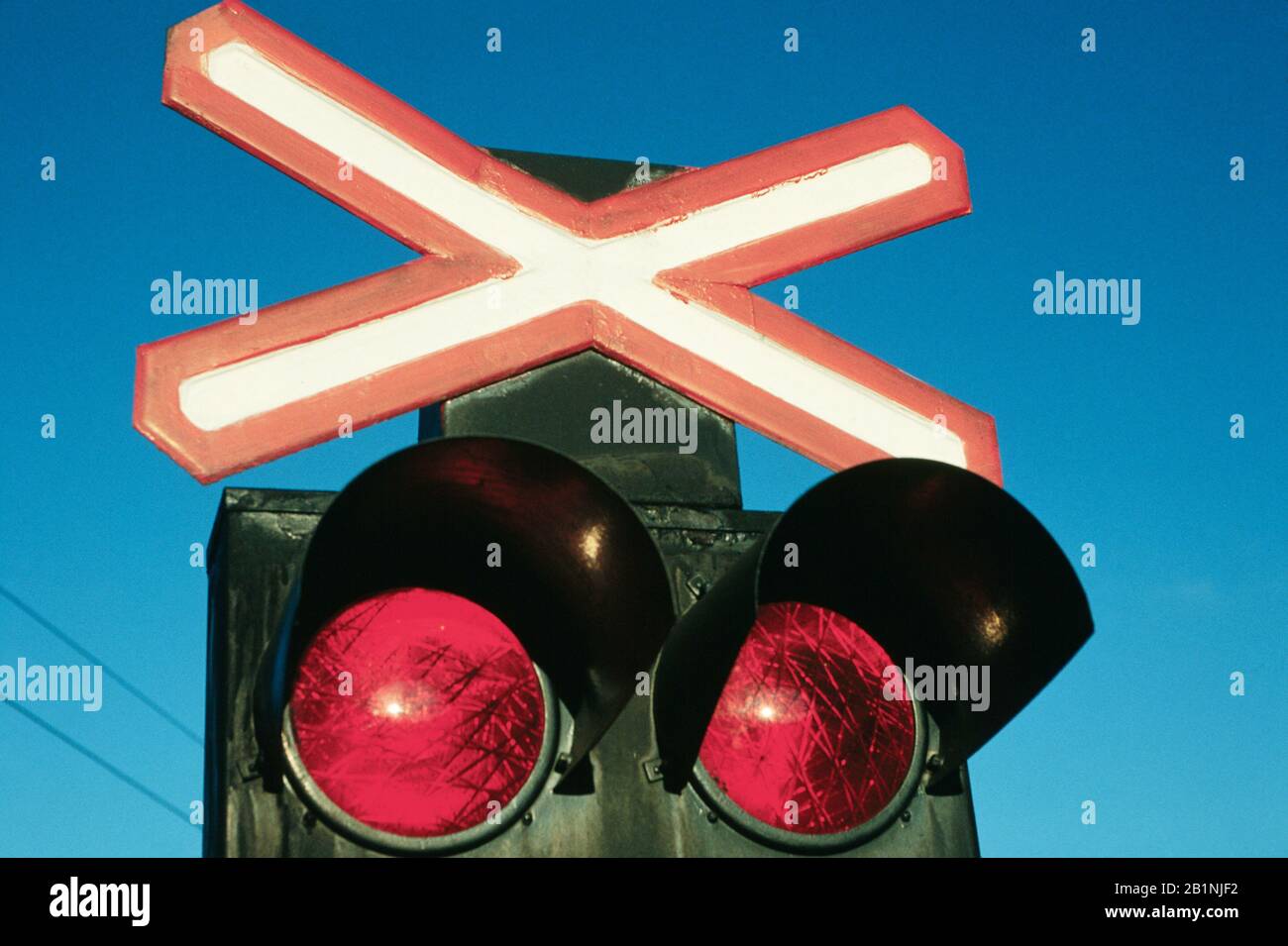 Unprotected railroad crossing hi-res stock photography and images - Alamy