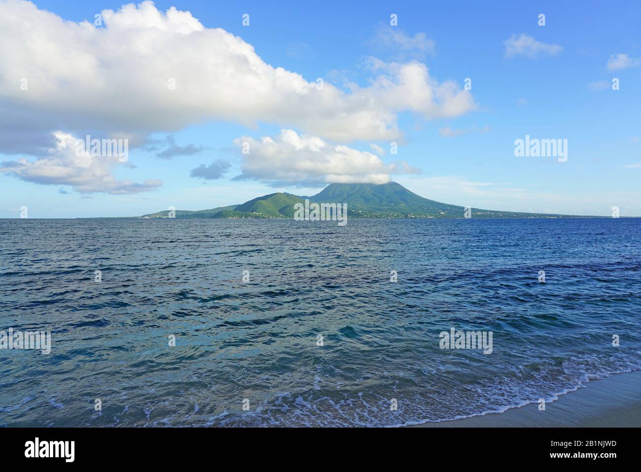 Nevis Peak Volcano High Resolution Stock Photography and Images - Alamy