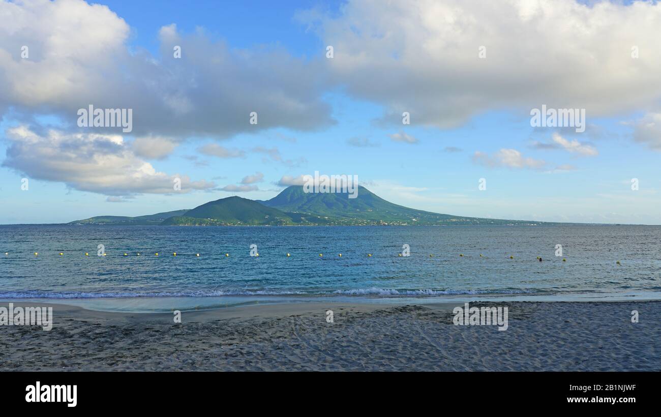 Nevis Peak Volcano High Resolution Stock Photography and Images - Alamy