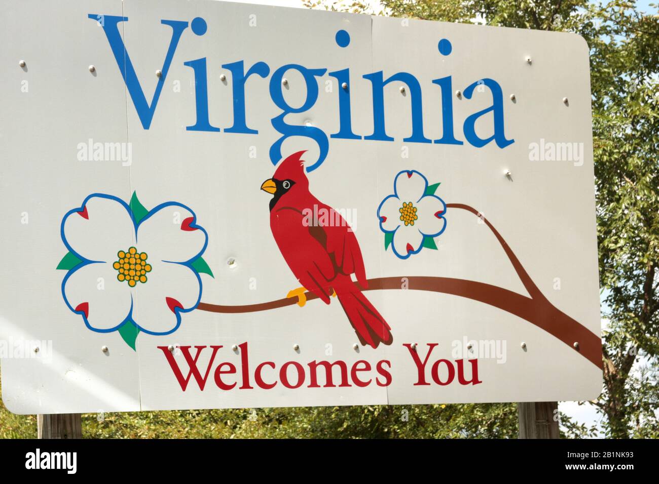 Welcome to virginia sign hi-res stock photography and images - Alamy