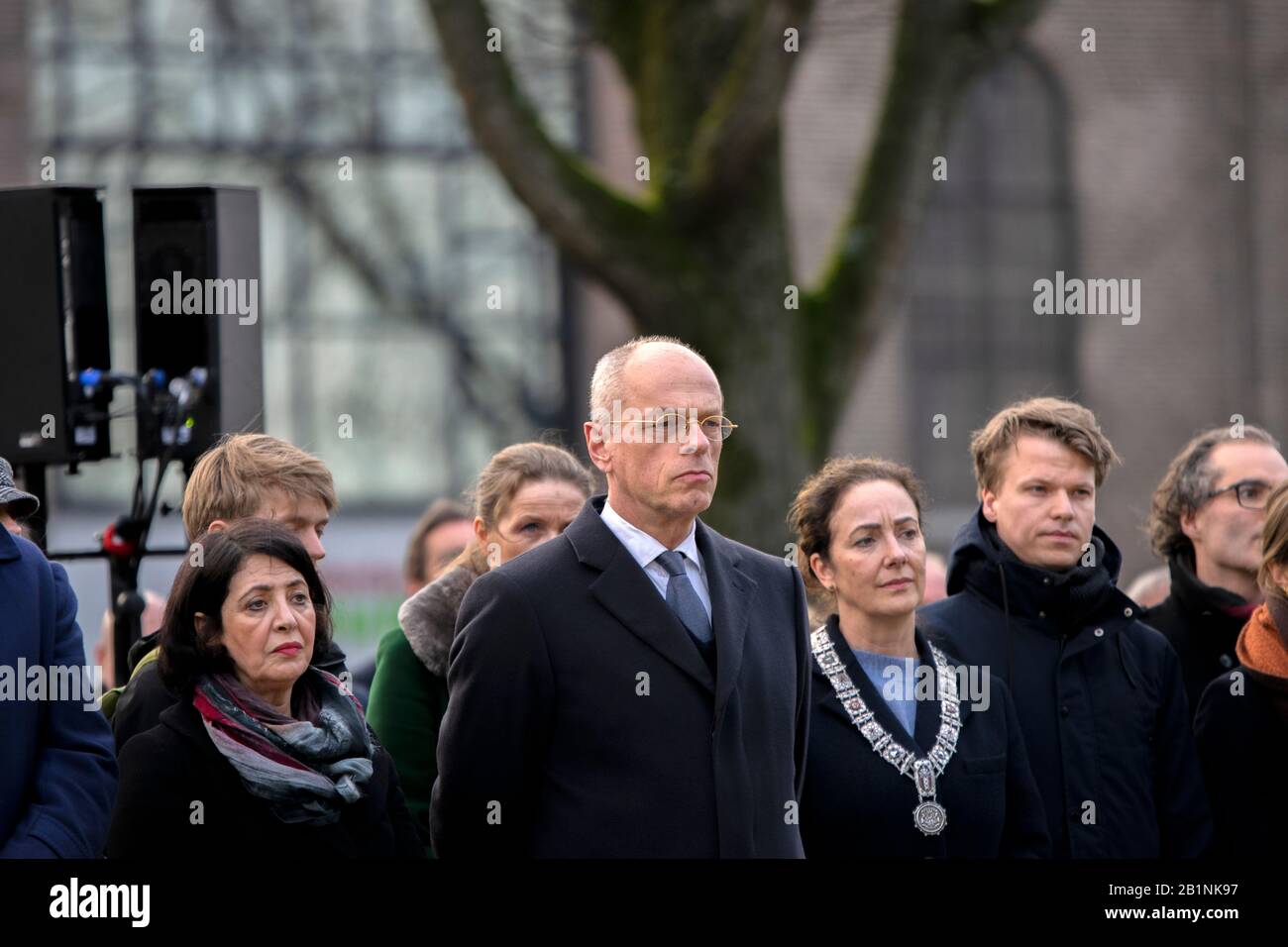 Representatives Government And The Mayor At The February Strike ...