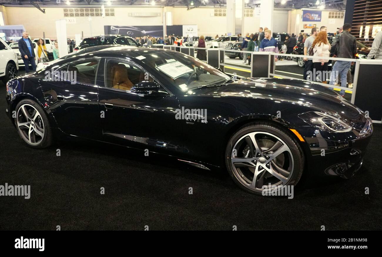 Philadelphia, Pennsylvania, U.S.A - February 9, 2020 - The side view of ...