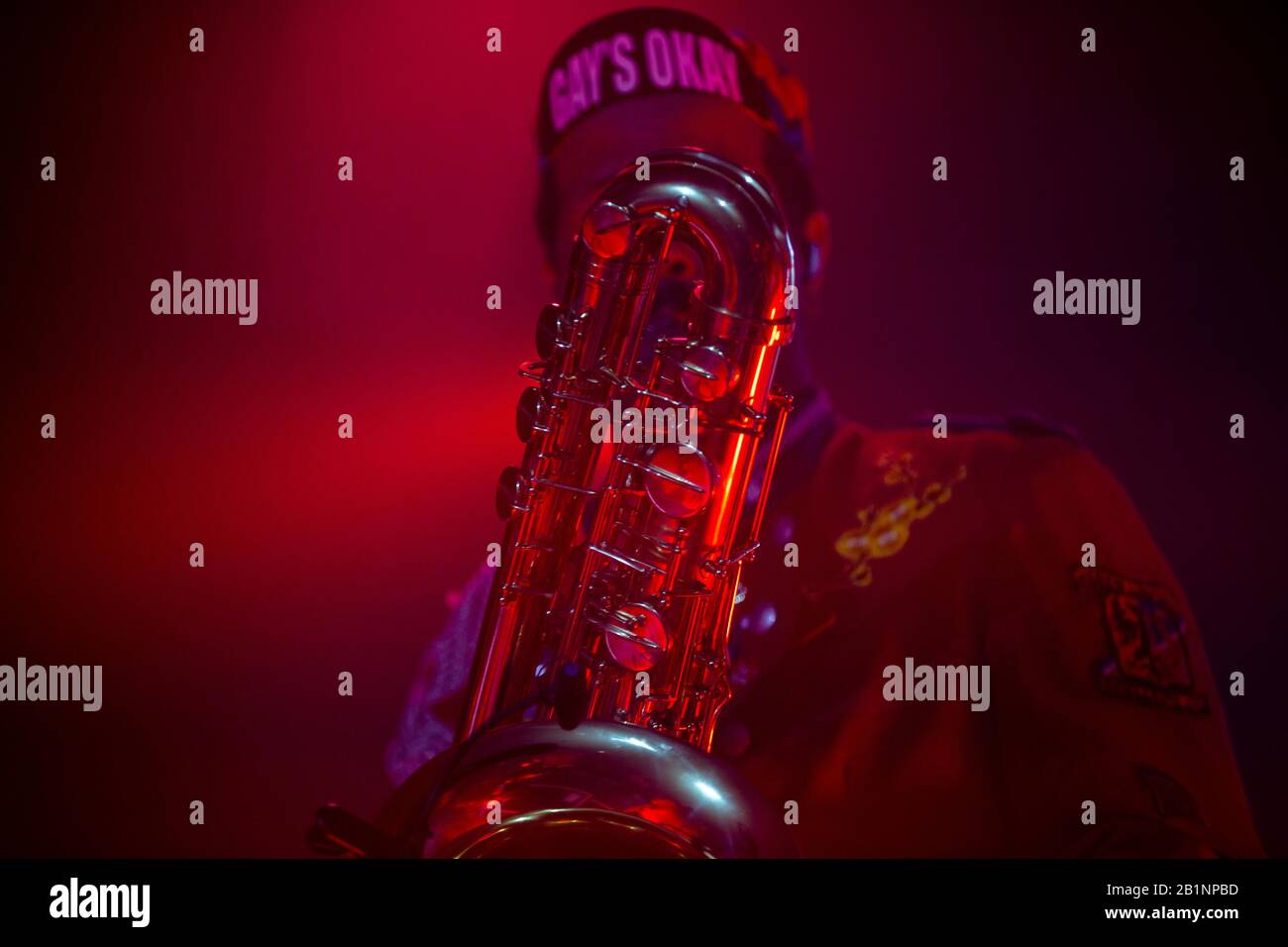 Porto, Portugal. 26th Feb, 2020. Self-described techno marching band ...