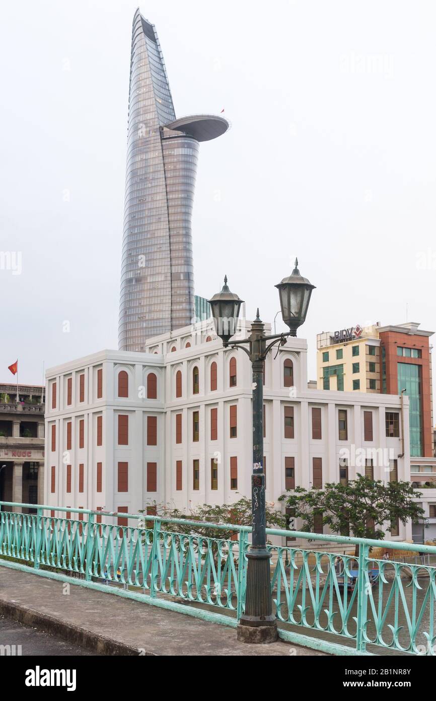 Saigon (Ho Chi Minh City) old and new - View from the Mong Bridge ...