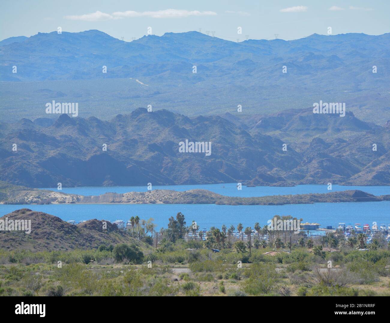 A view of Katherine Landing at the border of Arizona and Nevada on ...
