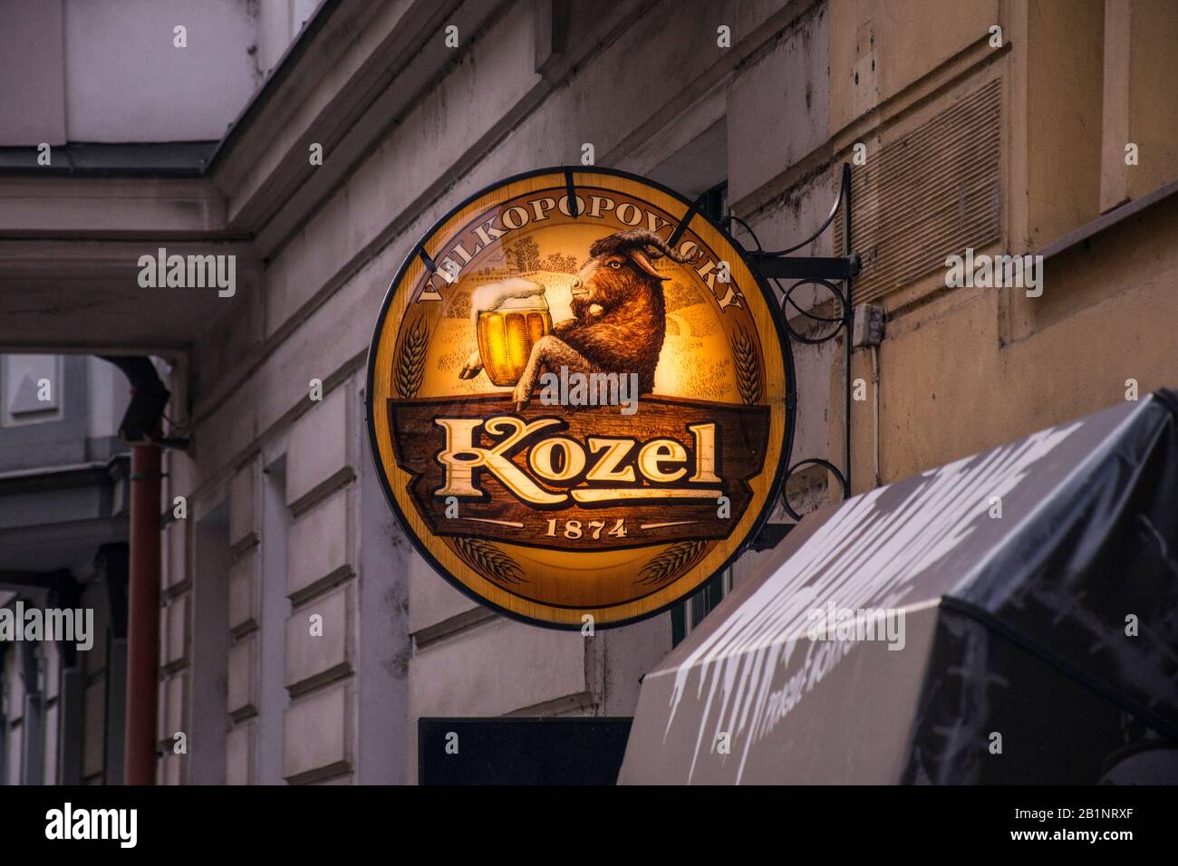 Czech pub in Prague, Czech Repúblic Stock Photo - Alamy