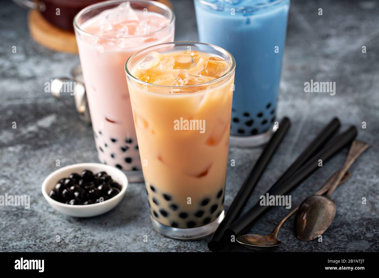 Bubble tea chocolate milk drink hi-res stock photography and images - Alamy