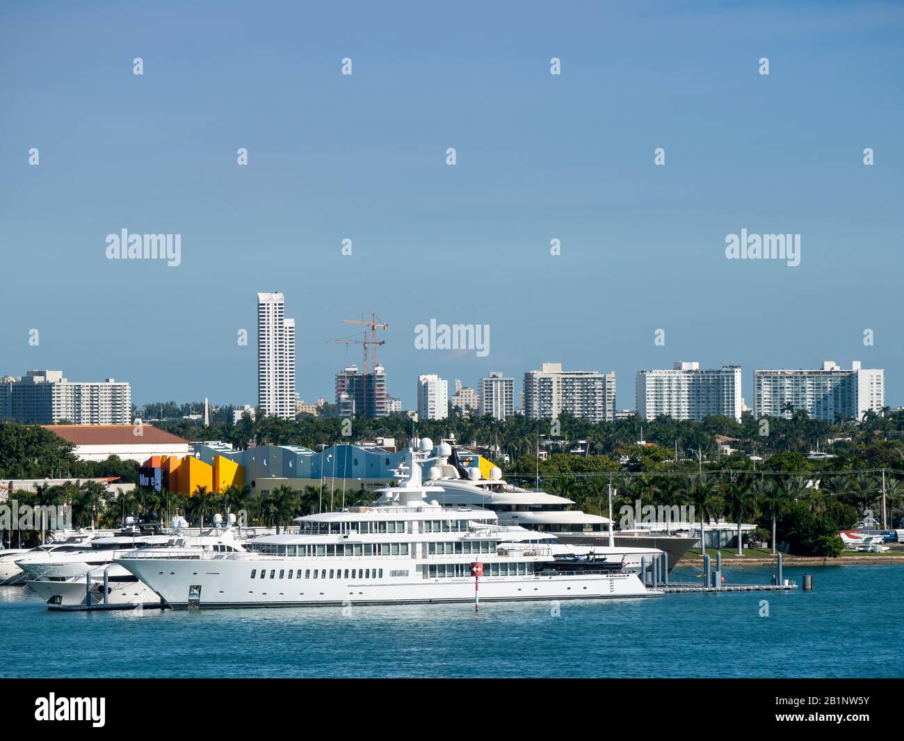 Miami city view hi-res stock photography and images - Alamy