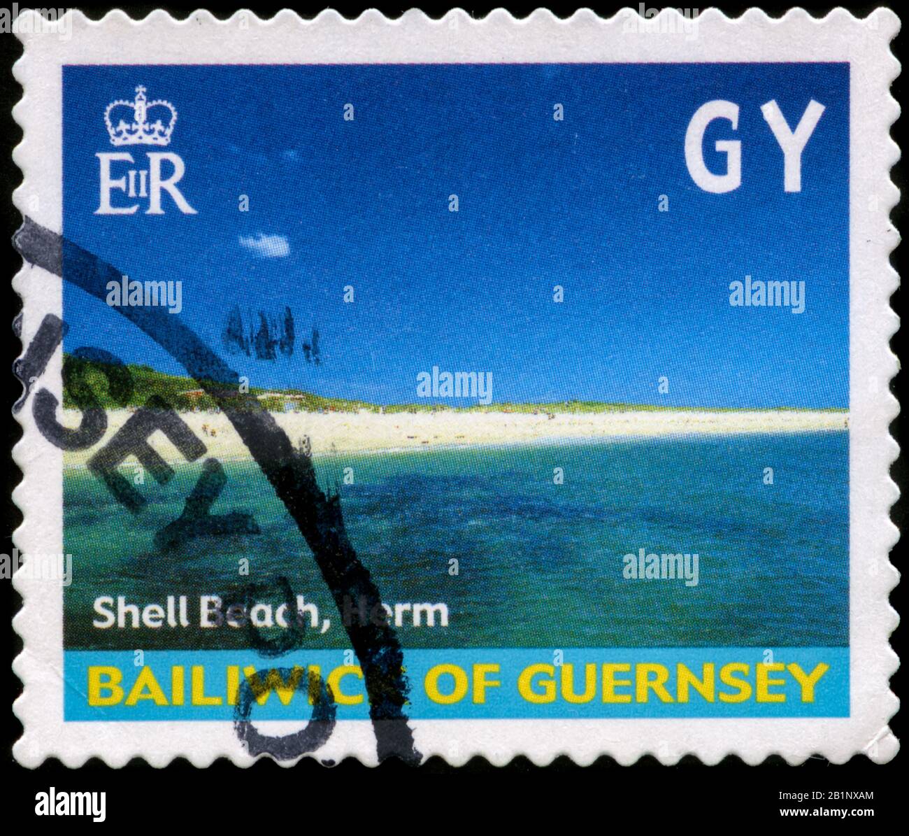 Guernsey postage stamp hi-res stock photography and images - Alamy