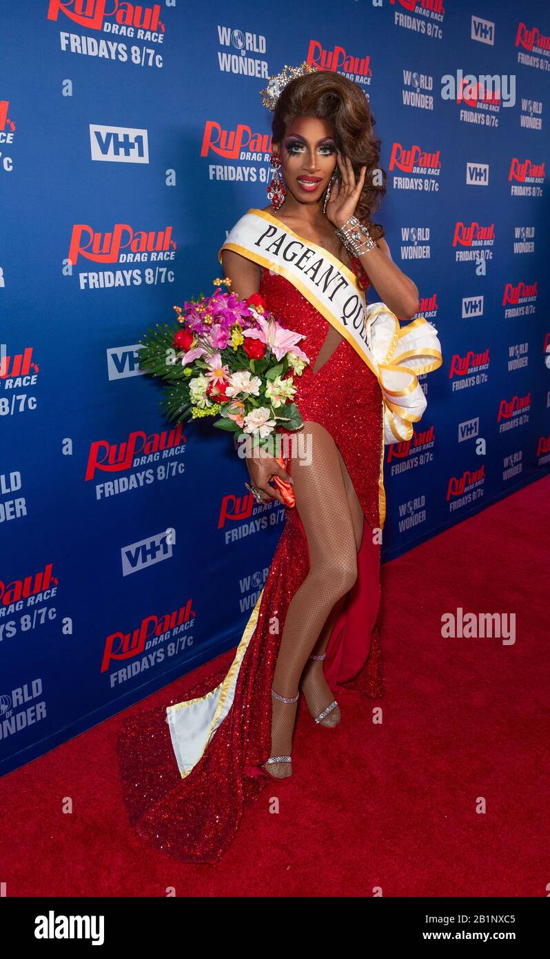 New York, NY - February 26, 2020: Drag Queen Jaida Essence Hall attends ...
